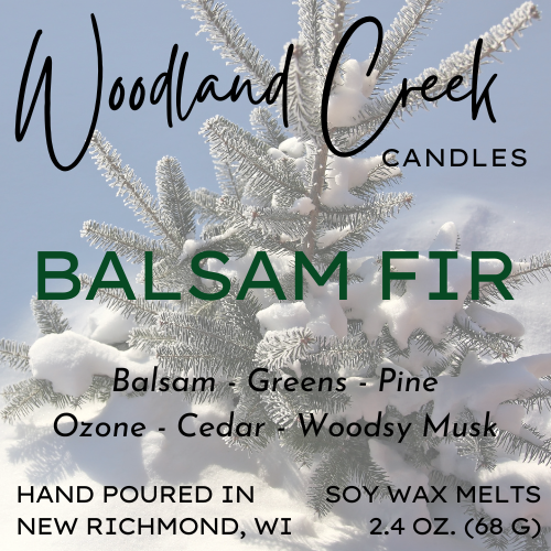 Balsam Fir Wax Melts – Woodland Creek Candles and Apothecary Products